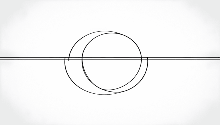 Circle With Horizontal Line Through It Spiritual Meaning